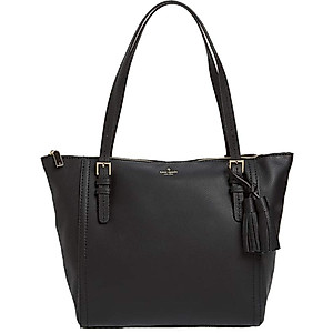 Kate Spade New York Kate Spade NY Orchard Street Maya Leather Shoulder Tote Purse in Black, Large