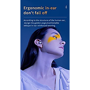 Bluetooth Headphones True Wireless Earbuds 48Hrs Playtime with Wireless Charging Case LED Power Display Wireless & Type-C Charging Waterproof in-Ear TWS Earphones for Phone Computer Laptop Sports m40