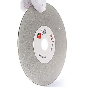 JINGLING 4" inch 100mm Diamond Flat Lap Disc Coated Grinding Disk Grit 320 Medium
