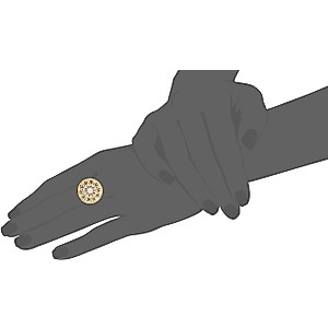 Noir Jewelry Heavenly Ornaments Ring, Size 8