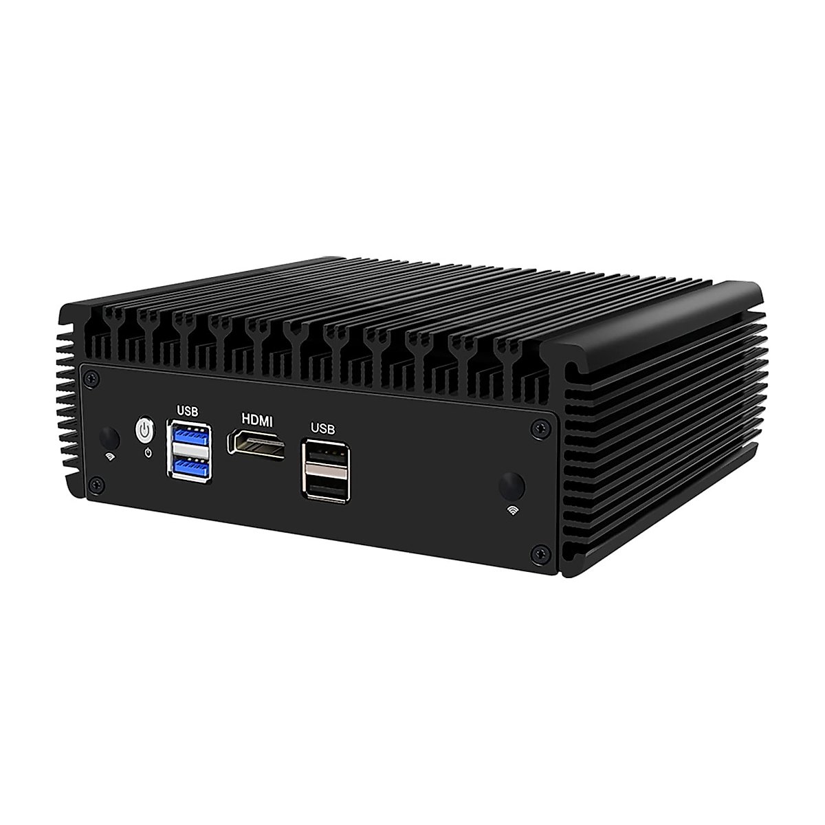 Micro Firewall Appliance, Mini PC, VPN, Router PC, Intel Celeron N5105, HUNSN RJ02k, AES-NI, 4 x Intel 2.5GbE I225-V B3 LAN, Barebone, NO RAM, NO Storage, NO System