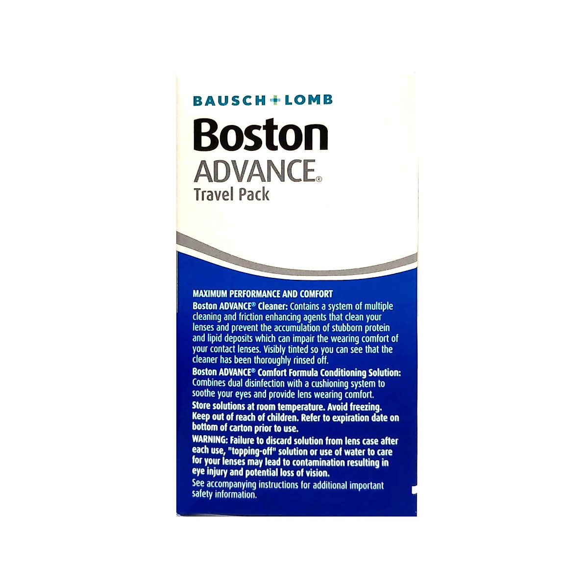 Bausch & Lomb Boston Advance Formula Travel Pack 1 Each (Pack of 2)