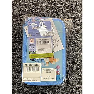 Bluey Filled Pencil Case for Kids with 2 Compartments, Stationery Included - Primary School Supplies