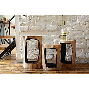 Book Shelfs, Set Of Three Coffee Tables, Wooden End Tables, Book Stand, Rustic Dorm Decor