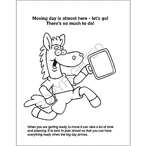 ZoCo - When I Move - Coloring Books (50 Bulk Pack, Without Crayons) - Real Estate Agent Gifts - Realtor Supplies - Games, Puzzles, Activities for Kids