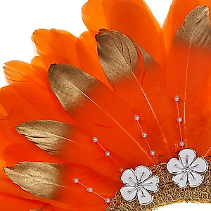 Unique Custom Bride Wedding Feather Hand Fan DIY Handmade Lace Fans Luxury Dance Fans Hand Held Photo Props Party Wedding Favors