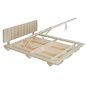 Acosure Queen Size Hydrualic Upholstered Floating Bedframe with LED Light & USB Port,Velvet Upholstered Platform Bed W/Storage,Space Saving,Beautiful Furniture for Bedroom Guest Room Apartment,Beige