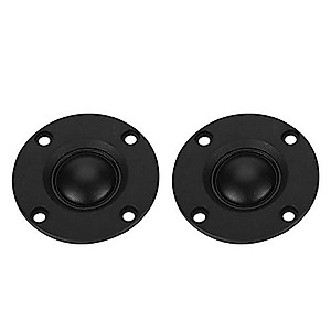 Sanpyl 2Pcs Tweeter Treble Speaker HiFi Loudspeaker 30W 6Ω Silk Film Dome Tweeter,Pure Silky Soft Vibrating Diaphragm,20mm Vibrating Diaphragm