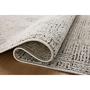 Loloi II Kamala Collection KAM-01 Grey/Graphite 4'-0" x 6'-0" Accent Rug