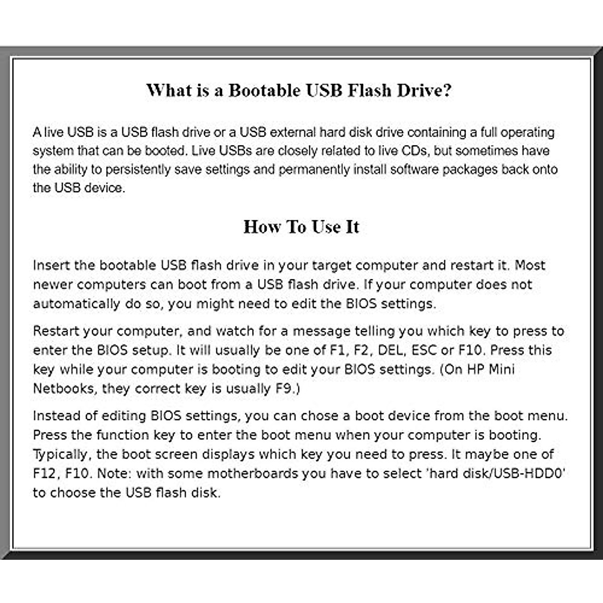 32gb Multiboot USB Flash Drive, 15 Bootable Linux Systems. Learn Linux