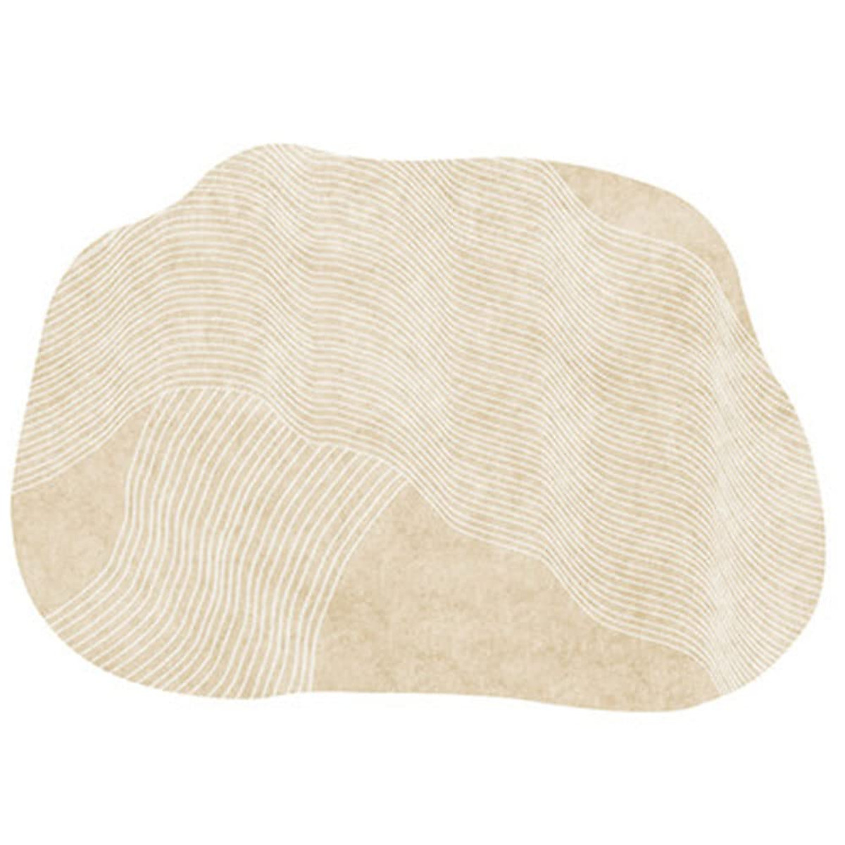 Beige Modern Minimalist Abstract Area Rug for Living Room Bedroom Dining Room Boho Soft Home Office 8x10 Carpet Shaped Bahtroom Kitchen Runner Rug