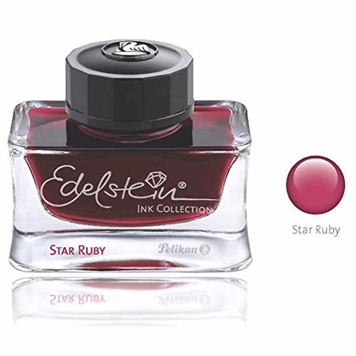 Pelikan Edelstein Bottled Ink for Fountain Pens, Star Ruby, 50ml, 1 Each (300780)