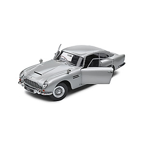 Solido S1807101 1:18 1964 DB5-Silver Birch Aston Martin Collectible Miniature car, Silver,Unisex Adult
