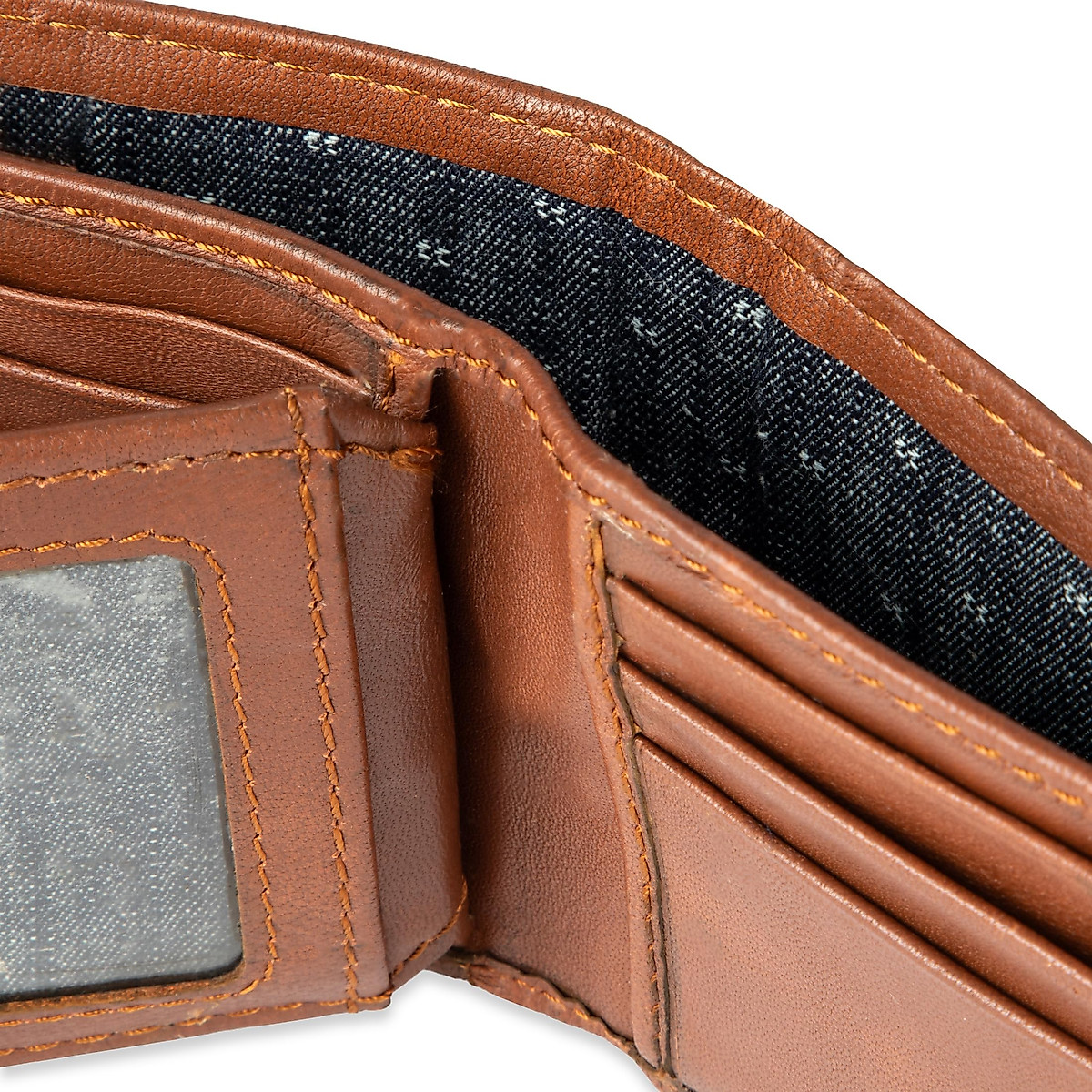 Levi's Men's Extra Capacity Slimfold Wallet, Tan Travel, One Size