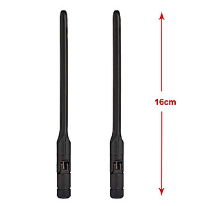Bingfu 4G LTE 3dBi External SMA Male Antenna (2-Pack) Compatible with 4G LTE Wireless Router CPE Hotspot Industrial IoT Router Cellular Gateway Terminal Outdoor Cellular Security Camera