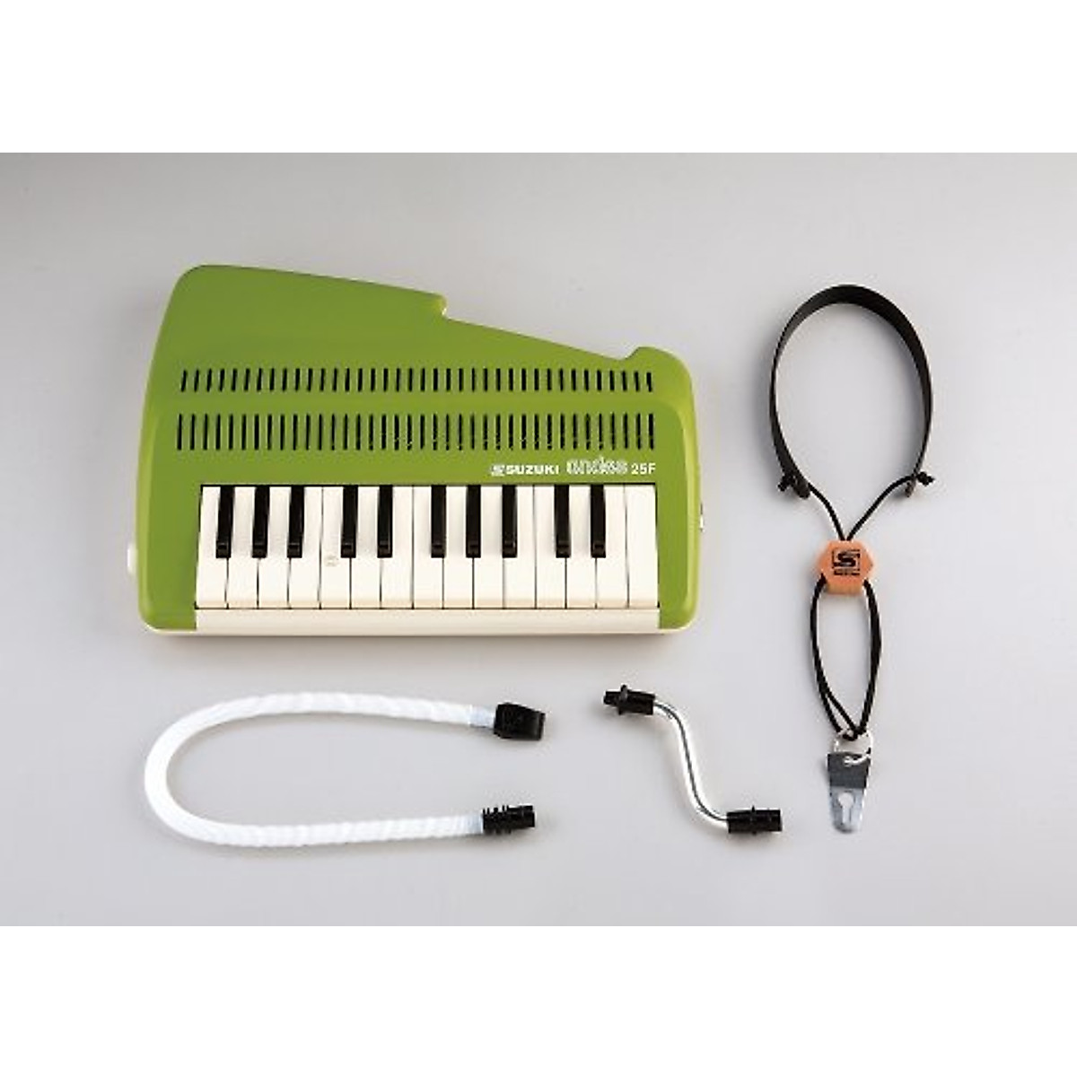 Suzuki A-25F 25-Key Andes Recorder-Keyboard with Mouthpiece and Strap