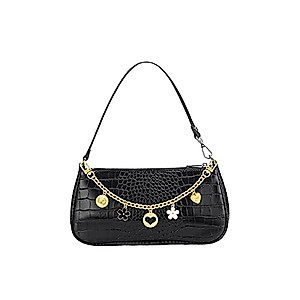 HOSBY Bag Charm Handbag Chains Decoration for Women, Sparkling Pendant Accessories for Purse Designer Shoulder Bag (B)