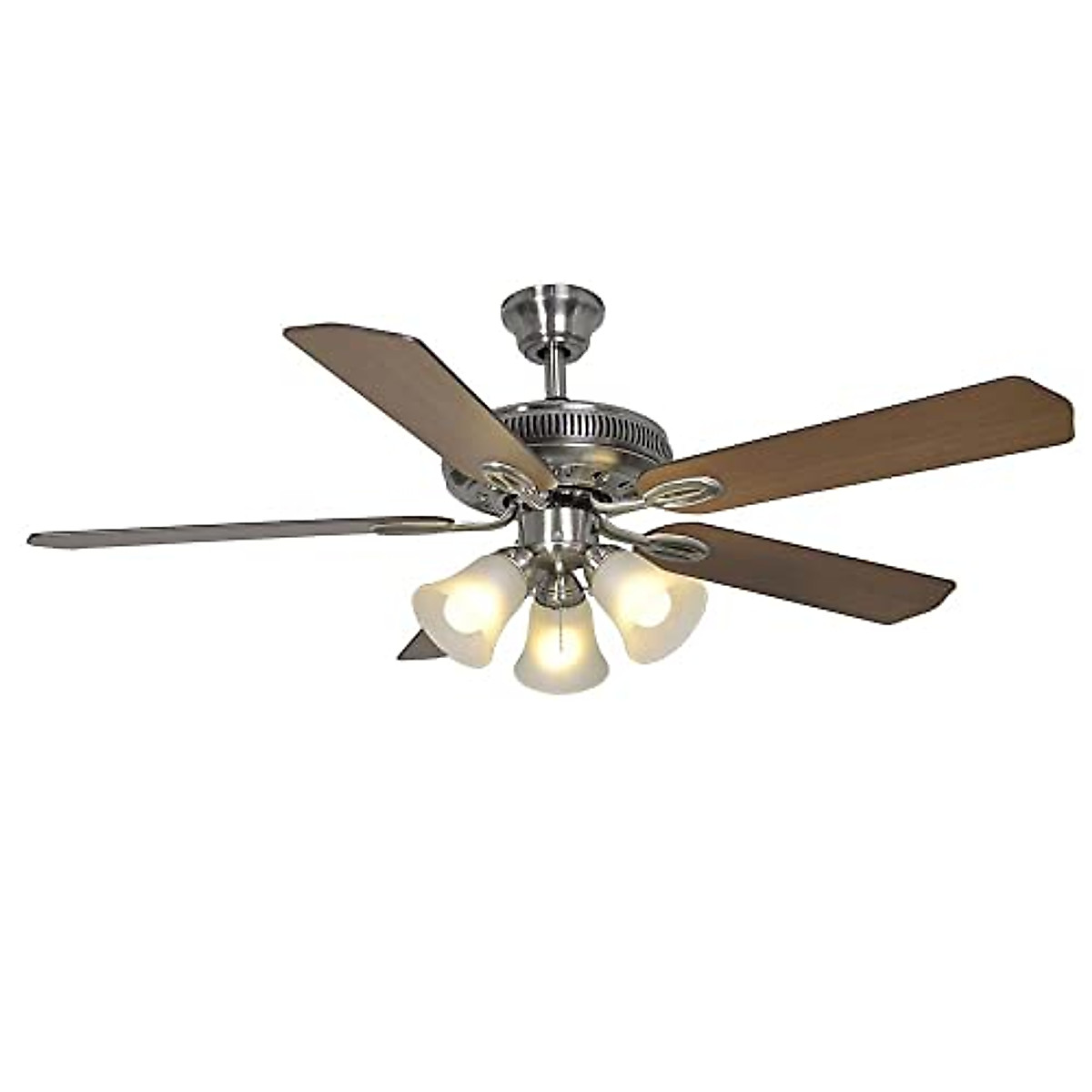 Hampton Bay Glendale 52 in. Brushed Nickel Ceiling Fan - AG524-BN