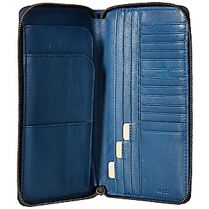 ECCO Casper Travel Wallet, Retro Blue