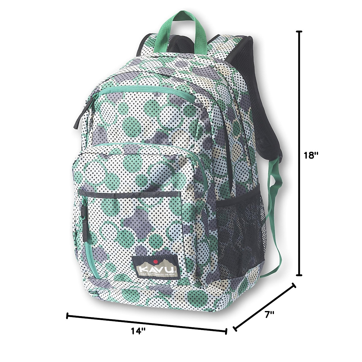 KAVU Portage Backpack, Gumballs, 1750-Cubic Inch