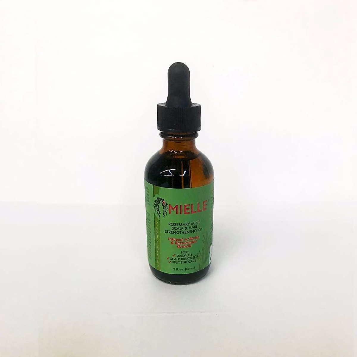 MIELLE Rosemary Mint Organics Infused with Biotin and Encourages Growth Hair Products for Stronger and Healthier Hair and Styling Bundle Set 4 PCS