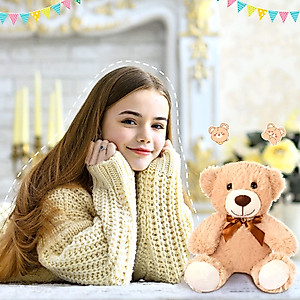 Zomiboo 7 Packs 14 Inch Plush Bear Stuffed Animals Plush Valentine Day Gift Soft Cute Stuffed Dolls Birthday Party Decorations(Classic Colors)