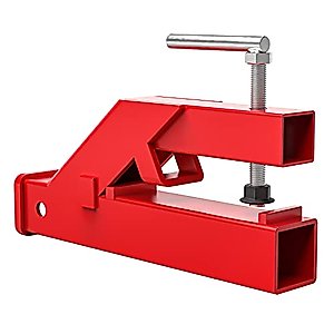 Sulythw Clamp On Trailer Hitch 2" Ball Mount Receiver Adapter for Tractor Bucket Kubota