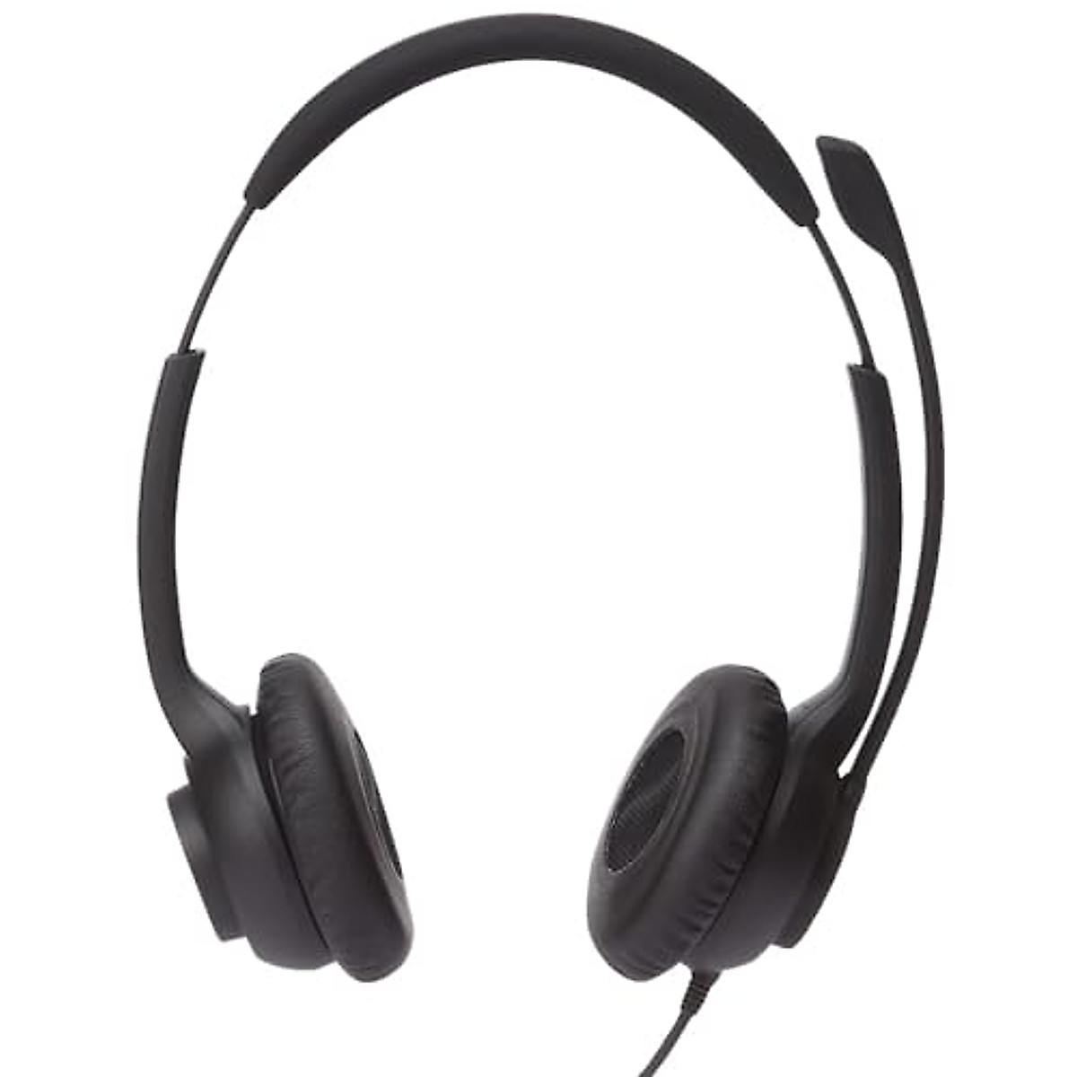 AmazonCommercial Double Sided Wired USB Headset