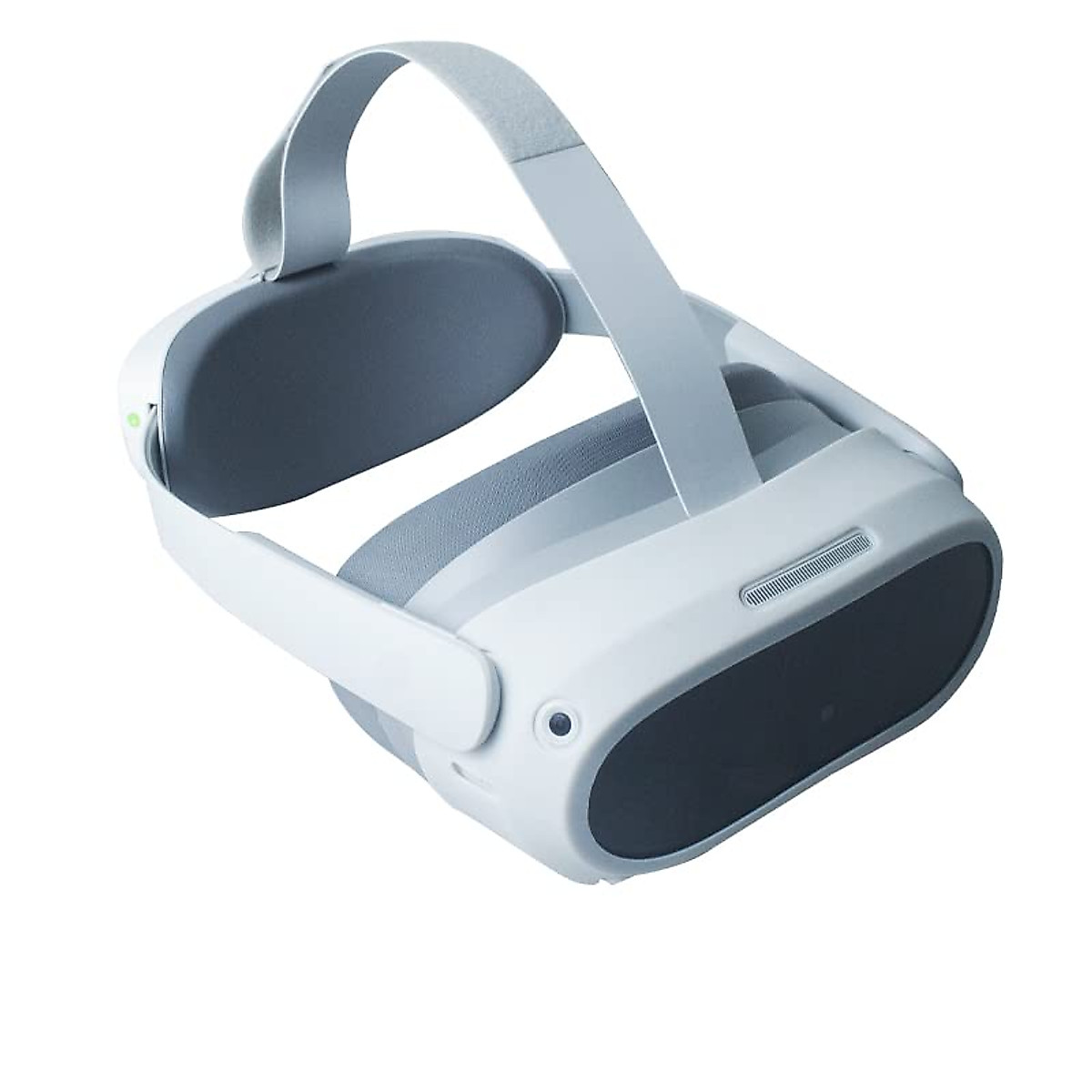 VR Headset Protective Cover Silicone Front Face Shell for Pico 4,Soft Protector Shell Skin (Black)