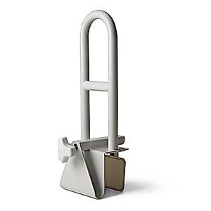 Medline Bathtub Safety Grab Bar, Handle Clamps on to Side of Bathtub Shower, Medical Tub Rail for Bathrooms is Great Elderly or After Surgery