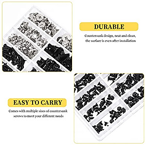 SOLUSTRE Laptop Accessories Pc Accessories 1 Set Flat Computer Repair Fittings Flat Screws Screws for Computer Repairing Screw Countersunk Screw Laptop Accessories Pc Accessories