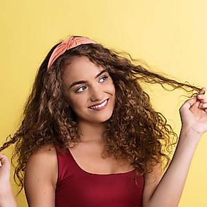 SIQUK 22 Pieces Top Knot Headbands Rib Knot Headband Wide Hairband Turban Cross Knotted Headbands for Woman and Girls, 22 Colors