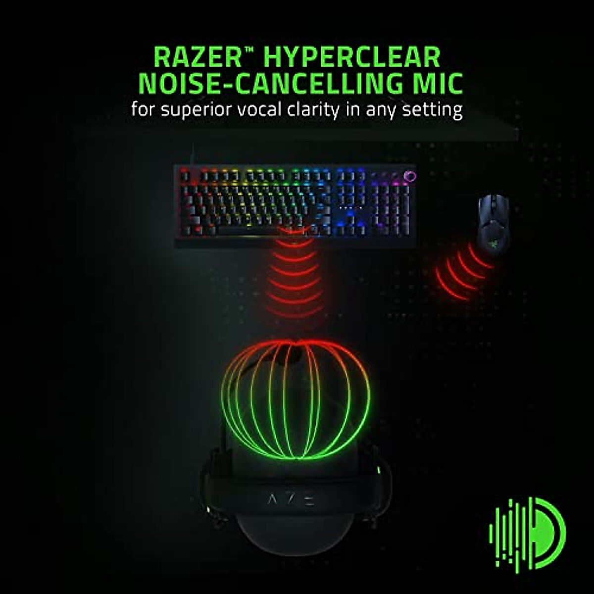 Razer BlackShark V2 X USB Wired Esports Gaming Headset: 7.1 Surround Sound - 50mm Drivers - 240g Lightweight Build - Noise Cancelling Mic - Hybrid Memory Foam Cushions - Long Lasting Comfort - Black