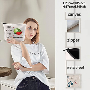 LEVLO Funny Owl Cosmetic Bag Animal Lover Gift Just A Girl Who Loves Owls Makeup Zipper Pouch Bag Owl Lover Gift (Who Loves Owls)