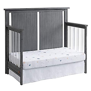 Oxford Baby Holland Modern 4-in-1 Convertible Crib, Cloud Gray, GreenGuard Gold Certified