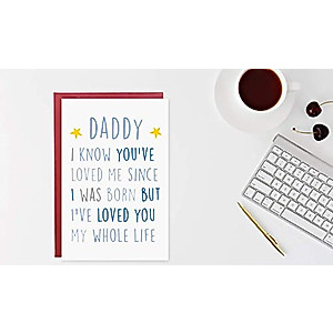 Birthday Card For Daddy,Fathers Day Card,New Dad Cute Birthday Cards