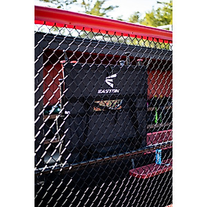 Easton | TEAM HANGING BAT BAG | Holds 10 Baseball / Softball Bats | Includes 3 Fence Hooks + Travel Straps