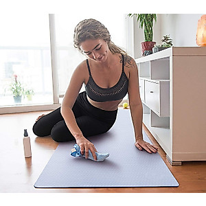 IUGA Yoga Mat Non Slip Anti-tear Yoga Mats Eco Friendly Hot Yoga Mat Thick Workout & Exercise Mat for Yoga, Pilates and Fitness (72"x 24"x 6mm)