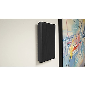 Rockville Pair Rock Slim 70B Black 5.25" 70V Commercial Restaurant Wall Speakers