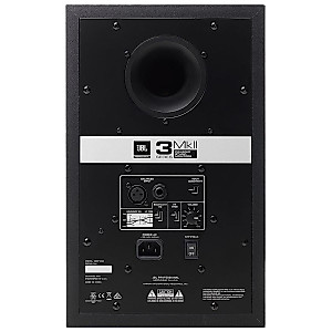 JBL Professional 306P MkII 6-Inch 2-Way Powered, Active Monitor Speaker for Near Field Music Production, Studio Monitor, Desktop Computer, Hi-Fi Audio. Sold individually, Black