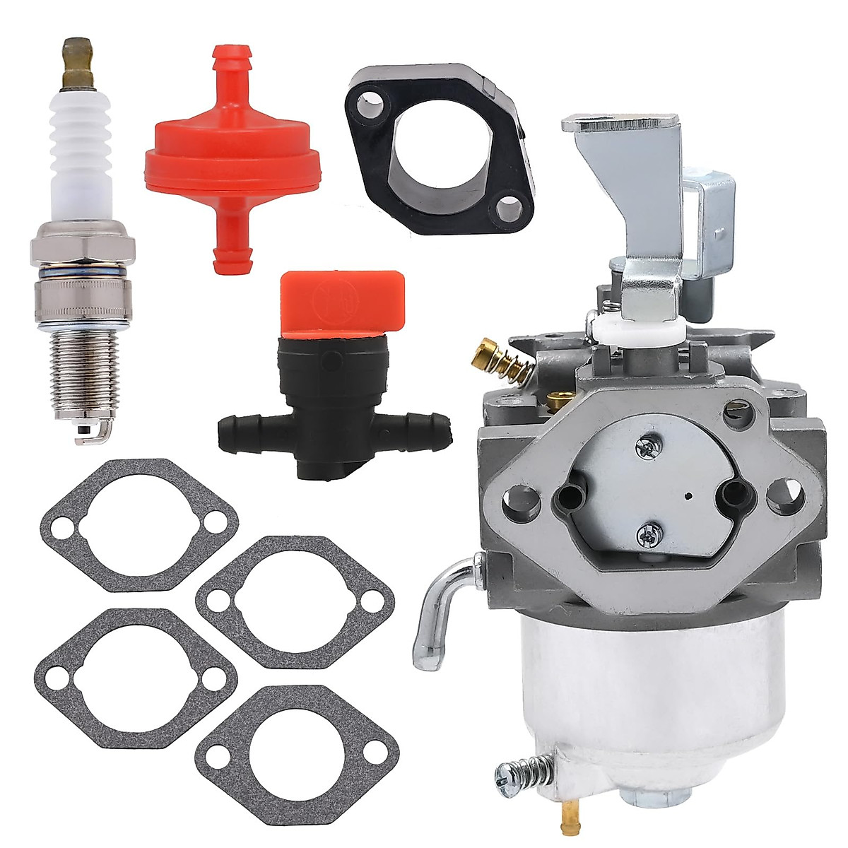 FitBest 715668 Carburetor replaces 715671 715670 715443 715312 715318 715505 715121 Fits Briggs and Stratton 185432 185436 185437 185462 187432 187437 Lawnmower Engine