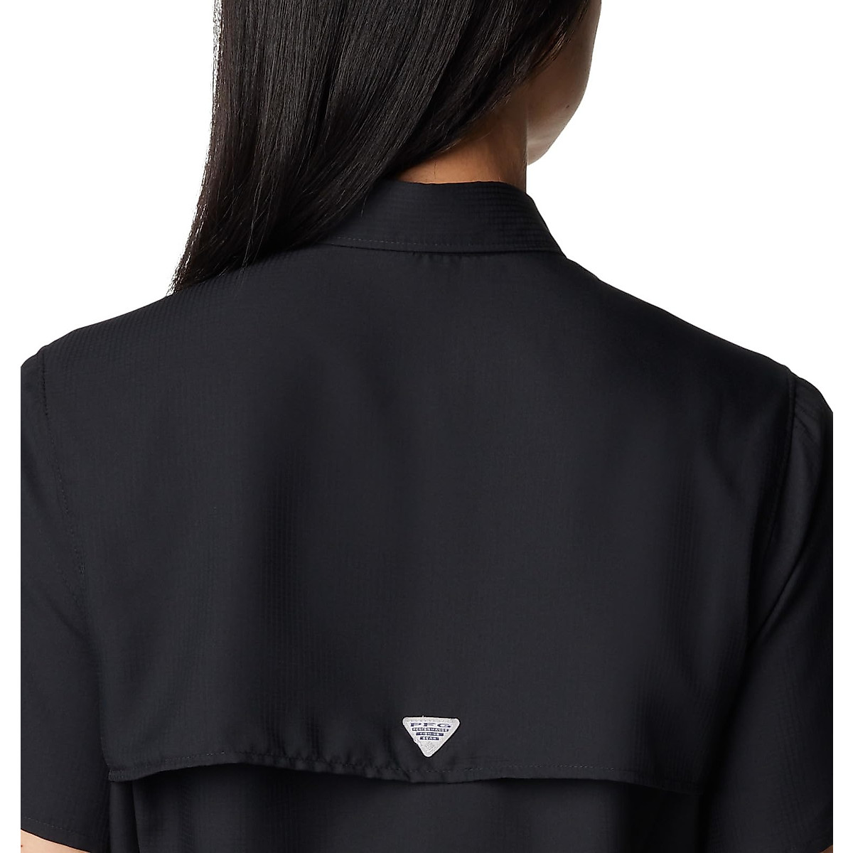 Columbia Women's PFG Tamiami II UPF 40 Short Sleeve Fishing Shirt, Black, Medium