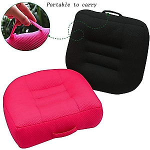 ZODIFEVI Car Booster Seat Cushion Driver Posture Cushion Heightening Height Boost Mat Portable Car Seat Pad Ideal for Office, Home (Blue)