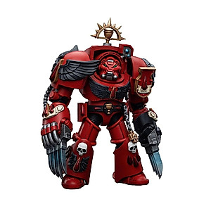 Joytoy 1/18 Action Figure Warhammer 40k Mecha 5.3in High Model Toy Blood Angels Assault Terminators Brother Tyborel