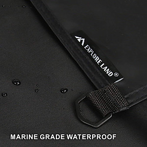 Explore Land Universal Kayak Cockpit Drape Waterproof Seal Cockpit Cover for Indoor and Outdoor Bundle 3 Pack Large, 60x29 inches