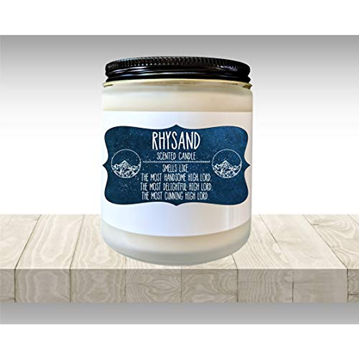 Rhysand Candle A Court Of Mist and Fury Gift ACOTAR Gift Bookish Candle Bookish Gift High Lord of the Night Court