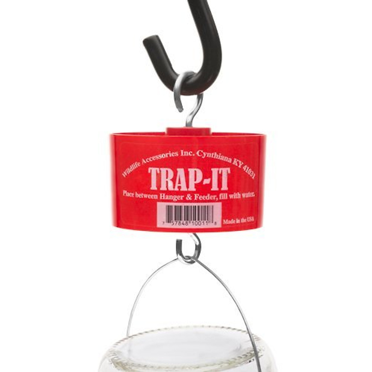 Bird Feed Ant Trap - Protect Bird Feed and Nectar From Ants With the Trap-It Moat (Red)