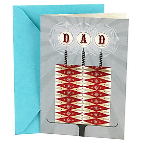 Hallmark Birthday Card for Dad (Cake and Candles)