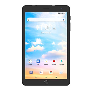 Maze Speed Tablet 8" Inch 4G LTE + WiFi Android Tablet, 8 Inch 1280x800 IPS HD Display, 8 MP Camera, 3GB+32GB (Up to 128GB), 4000mAh Battery, Android 12, w/Tablet Case, Black