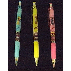 Domo Kun Led Pencil - Assorted 3PK & Pencil Holder